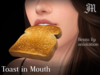 Second Life Marketplace - [M] Toast in Mouth (Bento)